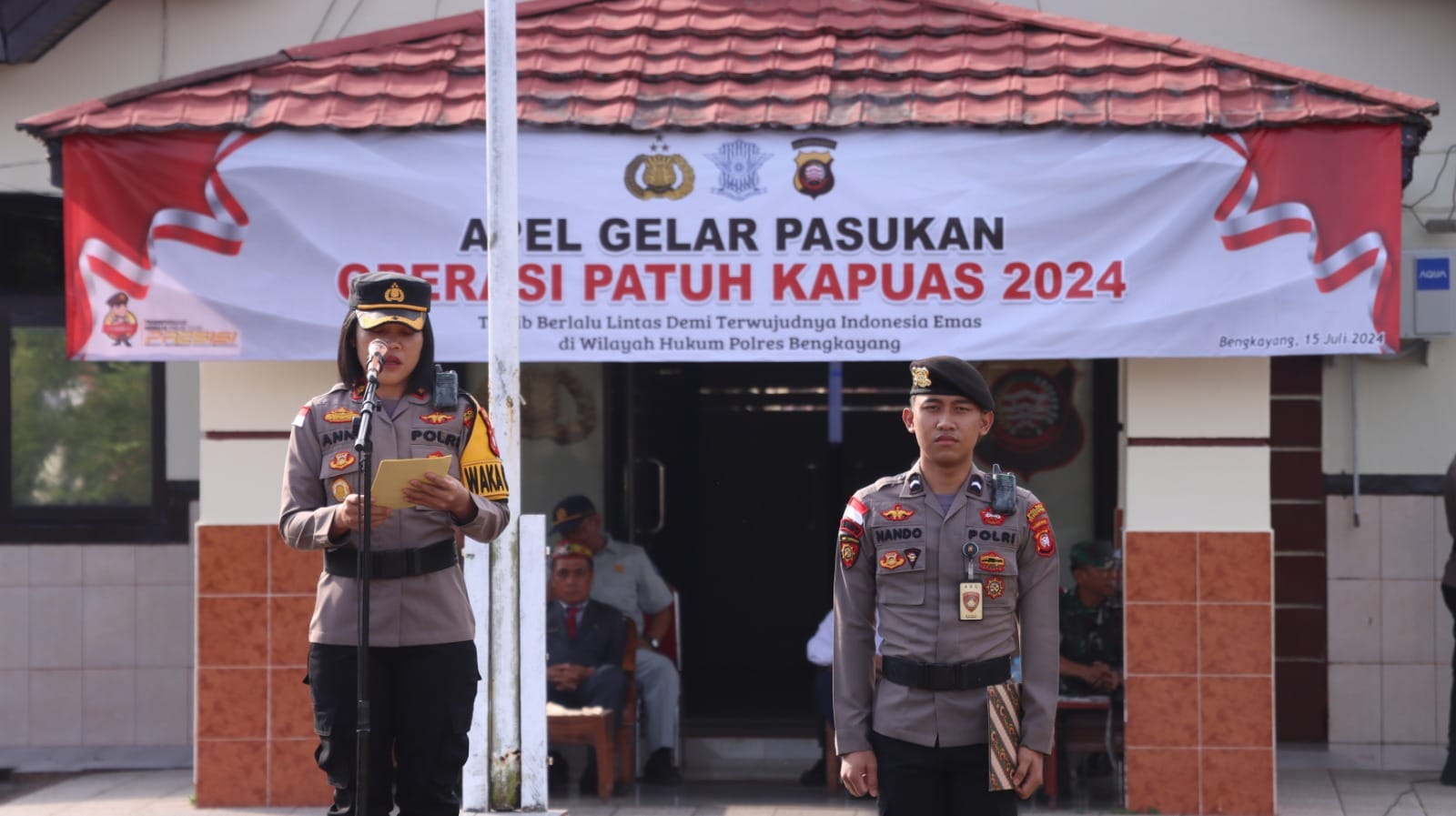 Polres Bengkayang Apel Gelar Pasukan Operasi Patuh Kapuas 2024 - indonesiakini